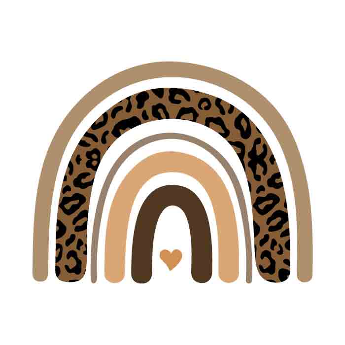 Rainbow Leopard SVG Rainbow Leopard SVG