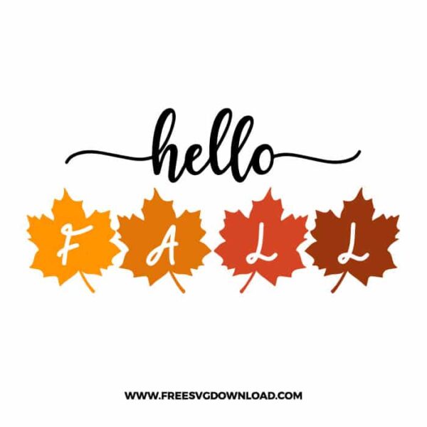 Hello Fall Free SVG Files | Free SVG Download