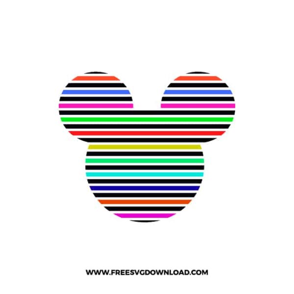 Mickey Mouse Head Free SVG Files | Free SVG Download