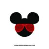 Mickey Head Sunglass Free SVG Files | Free SVG Download
