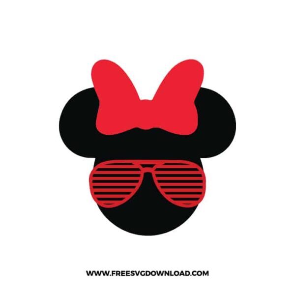 Mickey Head Sunglass Free SVG Files | Free SVG Download