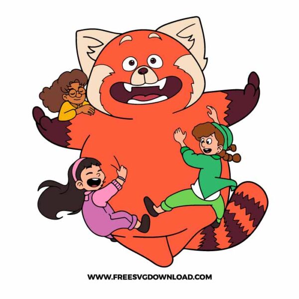 Turning Red Free SVG Files | Free SVG Download