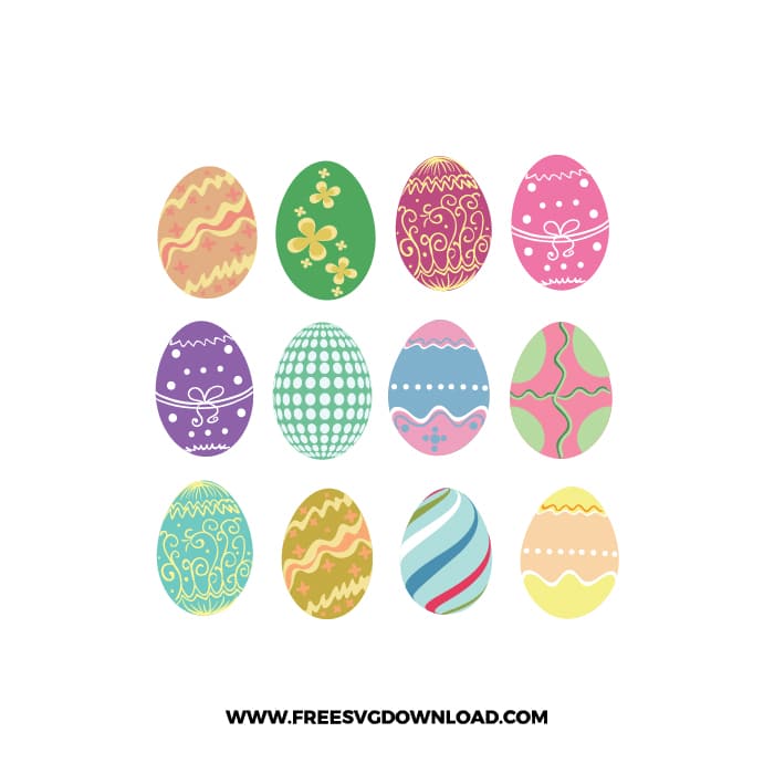 Easter Eggs Free SVG Files | Free SVG Download