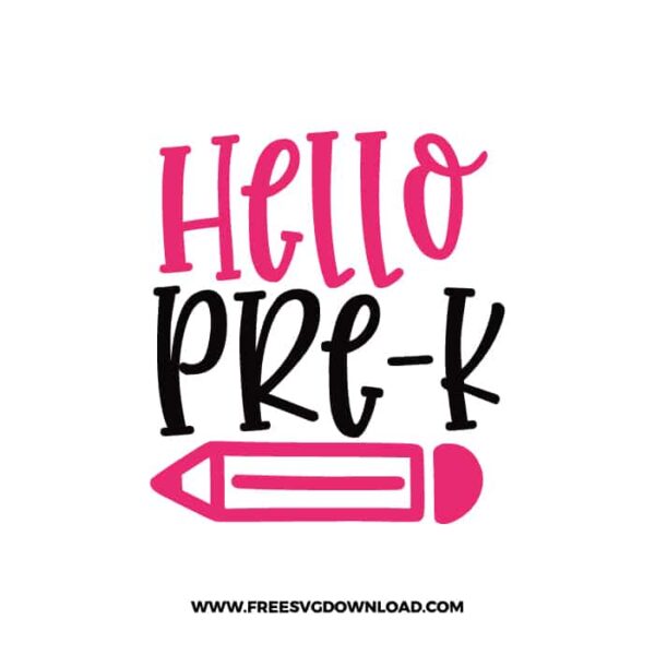 Pre-K Free SVG Files | Free SVG Download