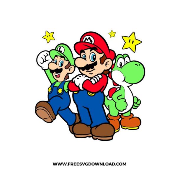 Super Mario Free SVG Files | Free SVG Download