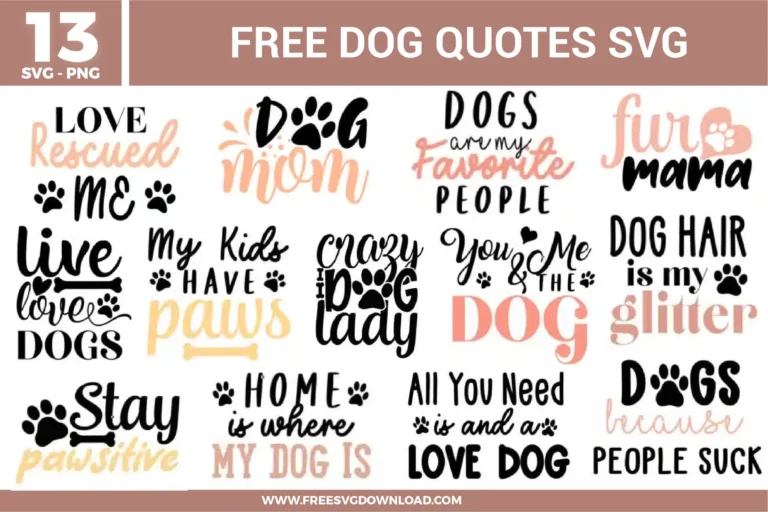 Dog Quotes Free SVG Files | Free SVG Download