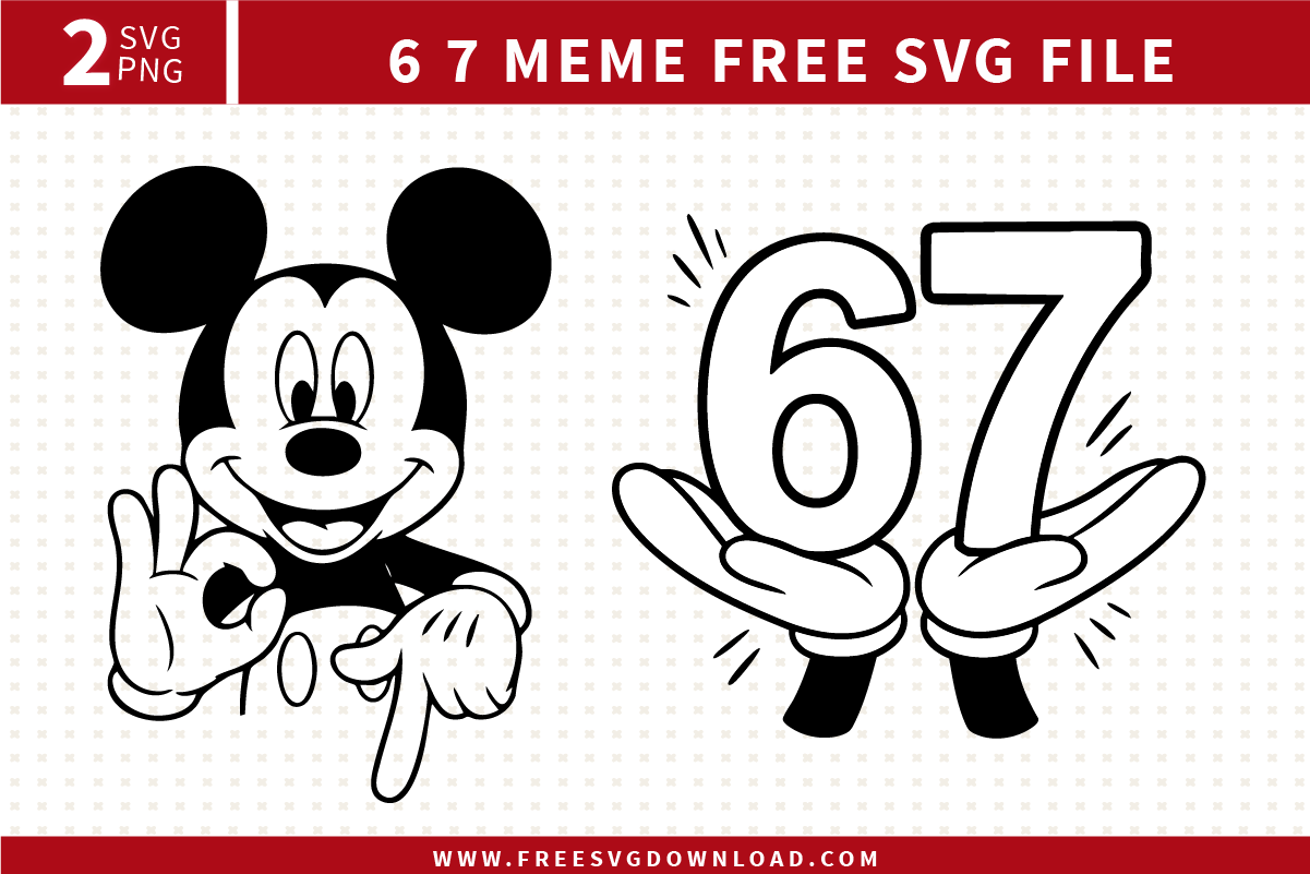 6 7 Meme Free SVG Files | Free SVG Download