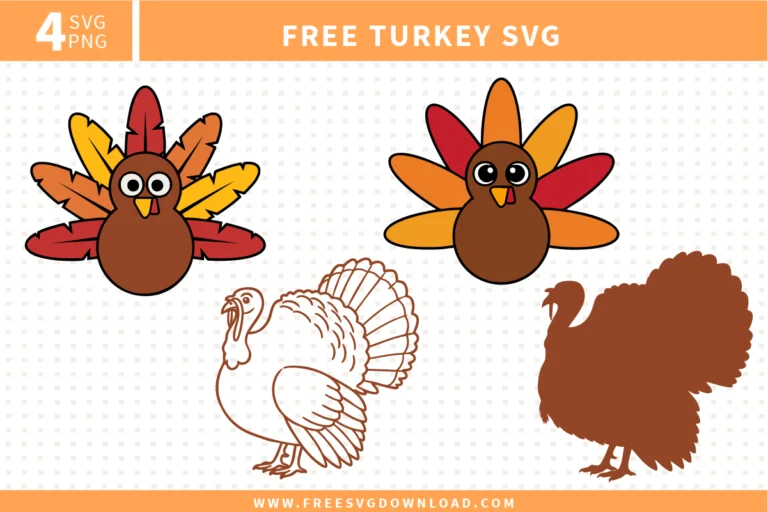 Thanksgiving Turkey Free SVG Files | Free SVG Download