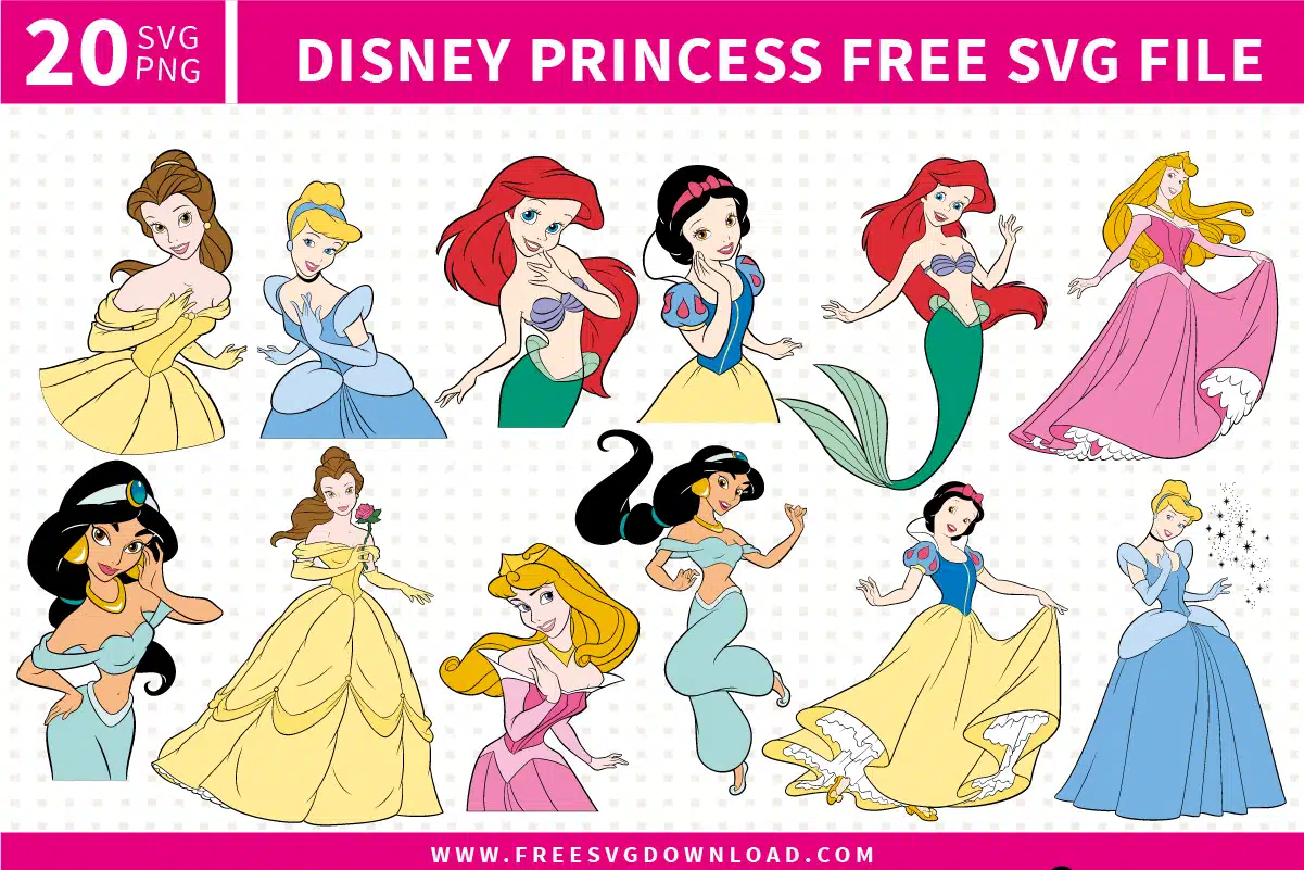 Disney Princess Free SVG Files | Free SVG Download
